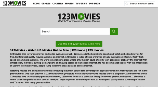 123moviesfree.net - 123Movies - Watch HD Movies On... - 123Movies Free