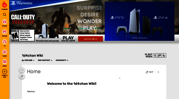 1d4chan.fandom.com - 1d4chan Wiki | Fandom - 1 D 4 Chan Fandom