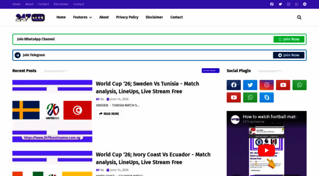 247livestreamer.com.ng - 24/7 Live Streamer - Mexo Spor... - 24 7 Live ...