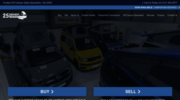 25sevencampers.co.uk - VW Camper Vans For Sale | VW C... - 25seven Campers