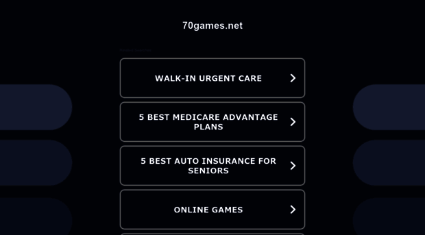 70games.net - Redirecting... - 70 Games