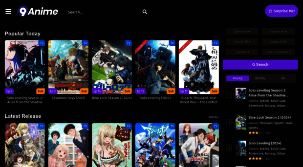 9anime.org.vc - 9anime - Watch Anime online wi... - 9 Anime Org