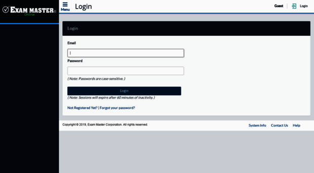 aacc.exammaster.com - Login | Anne Arundel Community... - Aacc Exammaster