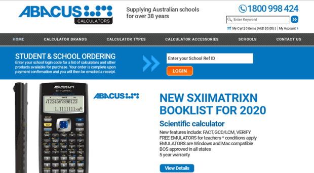 abacus.com.au - Abacus Calculators | Home Page - Abacus