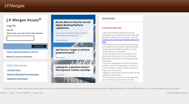 access.jpmorgan.com - J.P. Morgan Log in - Access J P Morgan