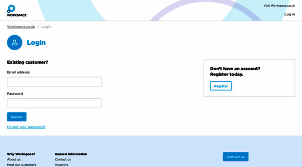 account.workspace.co.uk - Login - Account Workspace