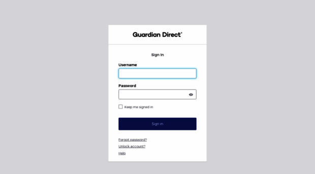accounts.guardianlife.com - Guardian Direct Sign In | Logi ...