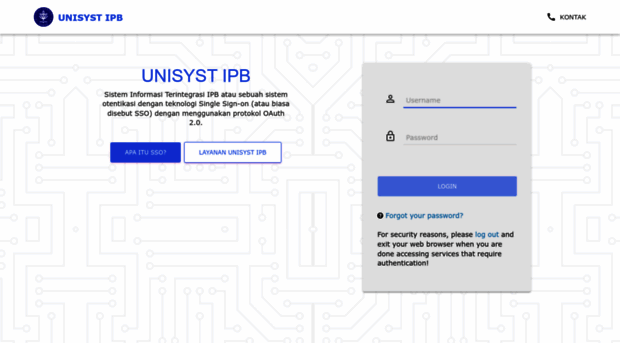 accounts.ipb.ac.id - Login - Accounts Ipb