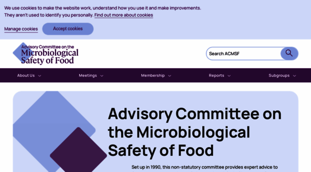 acmsf.food.gov.uk - Advisory Committee on the Micr... - Acmsf Food