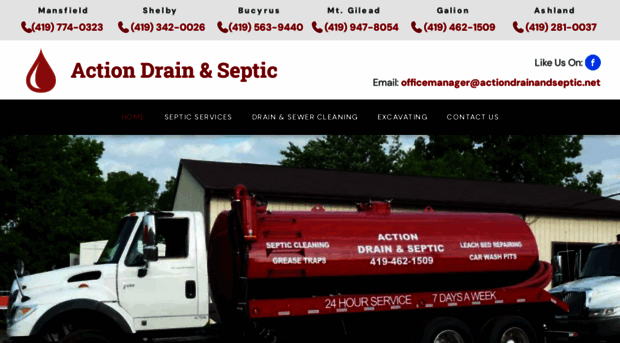 actiondrainandseptic.net - Septic Tank Cleaning | Mansfie... - Action ...