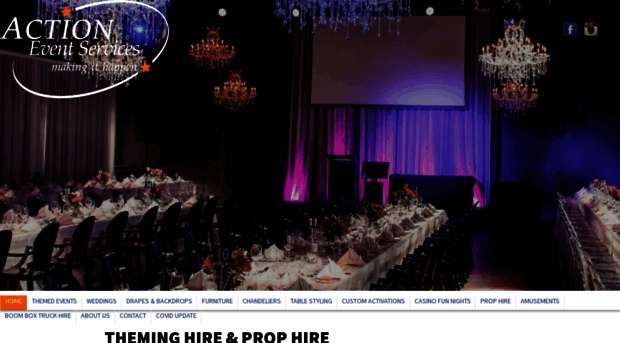 actionevents.com.au - Action Theming Home - Action E... - Action Events