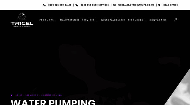 actionpumps.co.uk - Water Pump Solutions | Tricel - Action Pump S