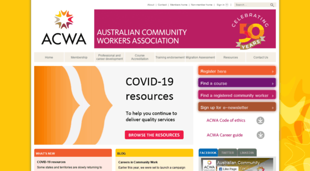 acwa.worldsecuresystems.com - Home - Australian Community Wo... - ACWA ...