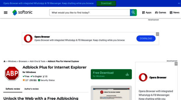 adblock-plus-for-internet-explorer.en.softonic.com - Adblock Plus for ...