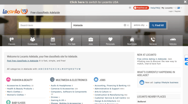 adelaide.locanto.com.au - Free Classifieds Adelaide – Lo... - Adelaide ...