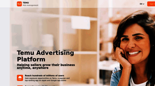 ads.temu.com - Login - Ads Temu