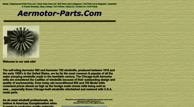 aermotor-parts.com - Aermotor-Parts.Com - Aermotor Parts