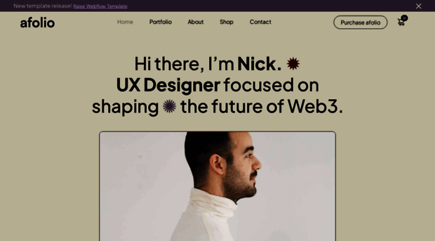 afolio-template.webflow.io - Afolio - Webflow HTML Website ... - Afolio Template Webflow