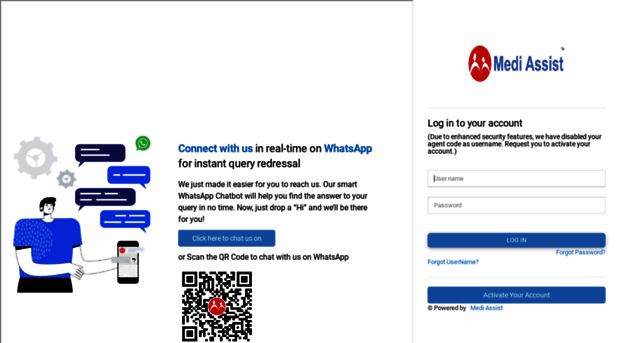 agent.mediassist.in - Medi Assist - your e-gateway t... - Agent Medi Assist