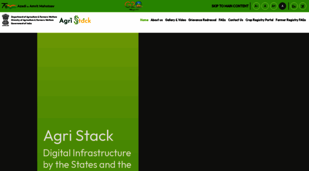 agristack.gov.in - Agri Stack - Agri Stack