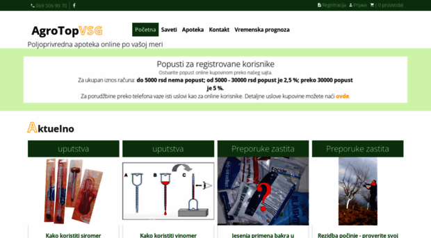 agrotopvsg.rs - AgroTopVSG - Poljoprivredna ap... - Agro TopVSG