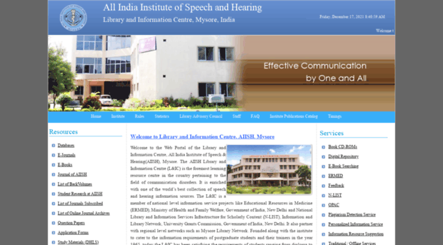 aiish.ac.in - All India Institute of Speech ... - Aiish
