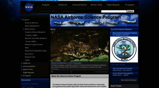 airbornescience.nasa.gov - About the Airborne Science Pro... - Airborne ...