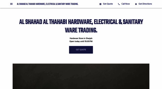 al-shahad-al-thahabi-hardware-electrical.business.site - AL SHAHAD AL ...