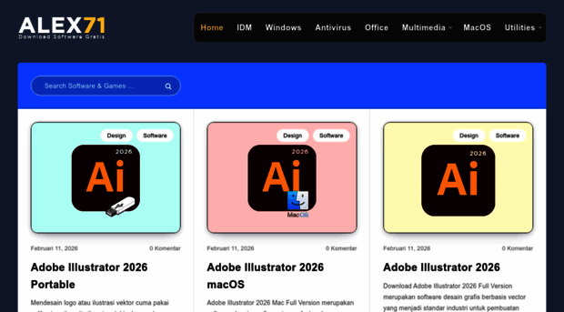 alex71.com - ALEX71 | Download Software Ful... - ALEX71