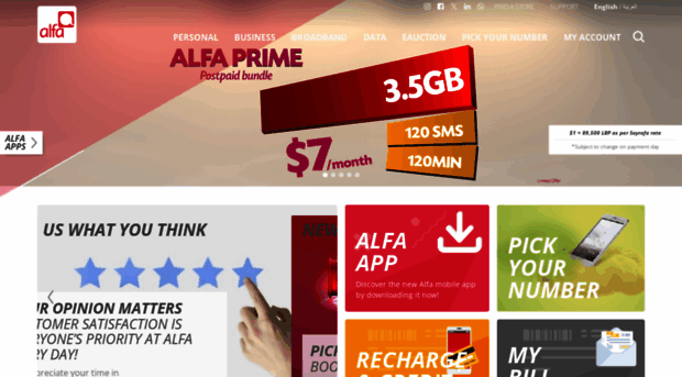 alfa.com.lb - Alfa | Lebanon's first mob... - Alfa