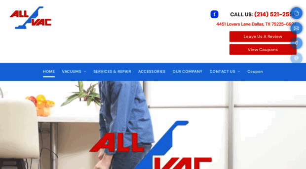 allvac.net - Complete Vacuum Sales and Repa... - Allvac