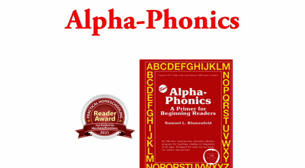 alphaphonics.com - Alpha-Phonics Reading Program - Alpha Phonics