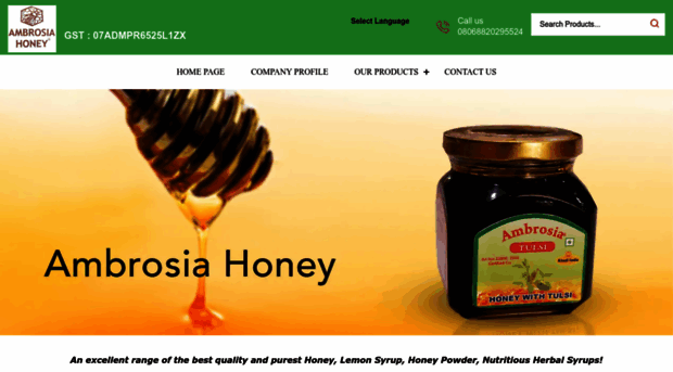 ambrosiaapiaries.co.in - Honey Powder Manufacturer,Nutr ...