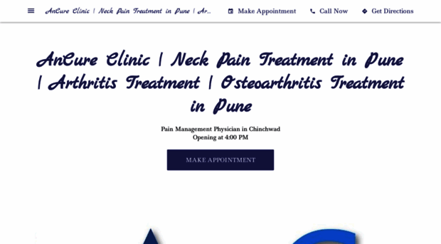 ancure-clinic-drain-your-pain.business.site - AnCure Clinic | Knee Pain ...