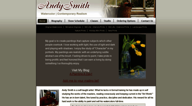 andysmithartist.com - Andy Smith Watercolor Artist - Andy Smith Artist