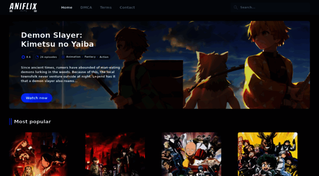 aniflix-peach.vercel.app - Aniflix - Home - Aniflix Peach Vercel