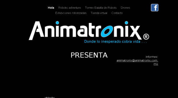 animatronix.com.mx - Animatronix – …donde lo inespe... - Animatronix