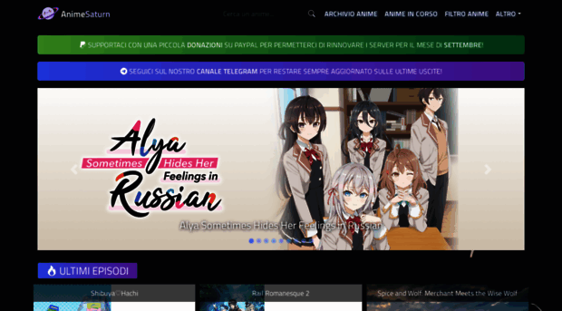 animesaturn.cx - AnimeSaturn - Streaming di Ani... - Anime Saturn