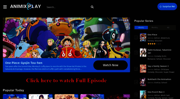animixplay.com.co - Animixplay – Watch Anime for F... - Animixplay