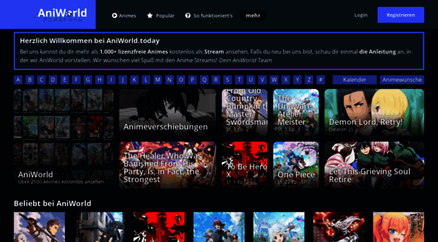 aniworld.today - Home | AniWorld.today - Animes... - Ani World