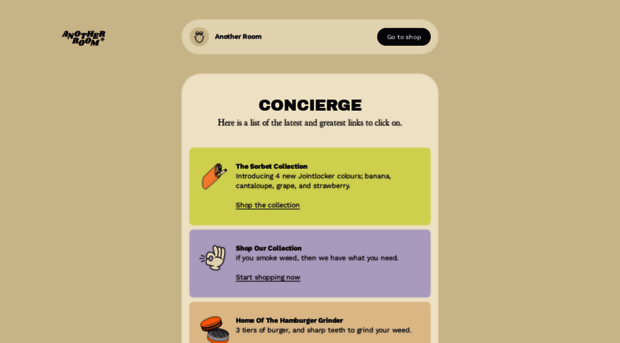 anotherroom.webflow.io - Another Room - Concierge - Another Room Webflow
