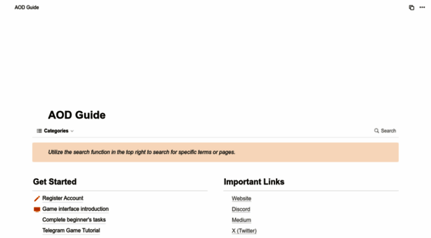 aodgame.notion.site - AOD Guide | Notion - AOD Game Notion