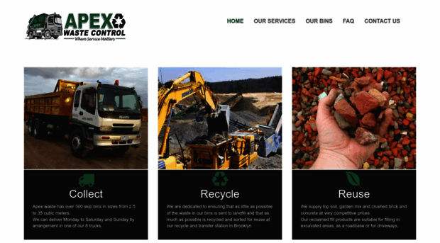 apexwaste.com.au - Apex Bin Hire | Home page - Apex Waste
