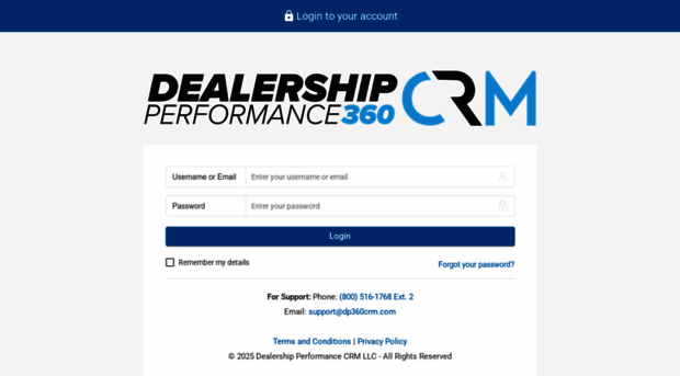 app.dp360crm.com - Dealership Performance 360 CRM... - App Dp 360 CRM