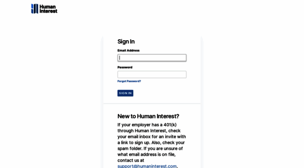 app.humaninterest.com - Log in to your Human Interest ... - App Human ...