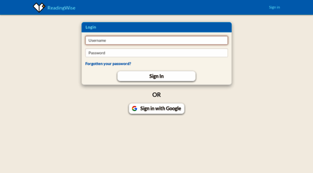 app.readingwise.com - Login - ReadingWise - App Reading Wise