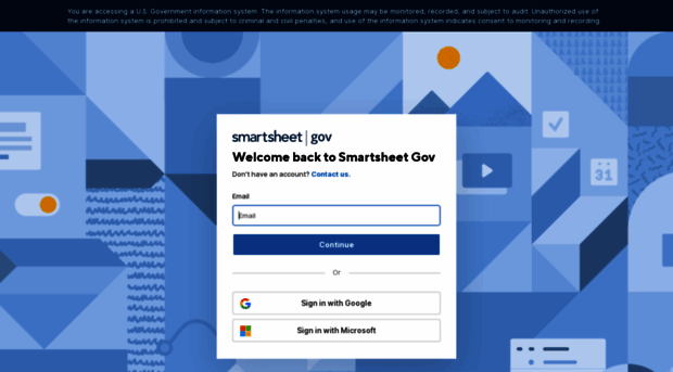 app.smartsheetgov.com - Log In | Smartsheet - App Smartsheet Gov