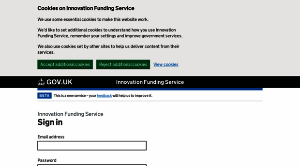 apply-for-innovation-funding.service.gov.uk - Innovation Funding ...