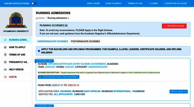 apply.kyu.ac.ug - ACMIS:: Online Application Por... - Apply Kyu
