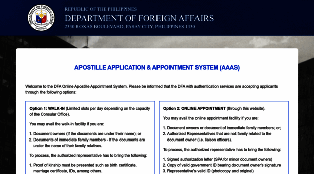 appointment.apostille.gov.ph - DFA Appointment System - Appointment ...
